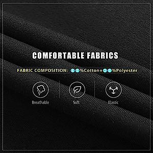 BUXKR Men's Slim Joggers Workout Pants for Gym Running and Bodybuilding Athletic Bottom Sweatpants with Deep Pockets,Black,S