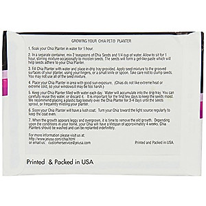 Chia Seed Pack, 3 Count(Chia pet not Included)