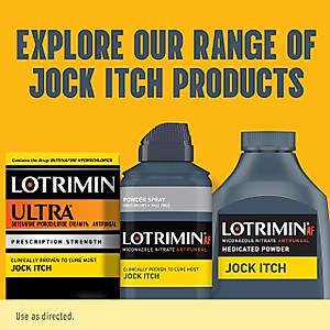 Lotrimin AF Jock Itch Antifungal Powder Spray, Miconazole Nitrate 2% - Treatment of Most Itch, 4.6 Ounces (133 Grams) Spray Can (Pack 3)