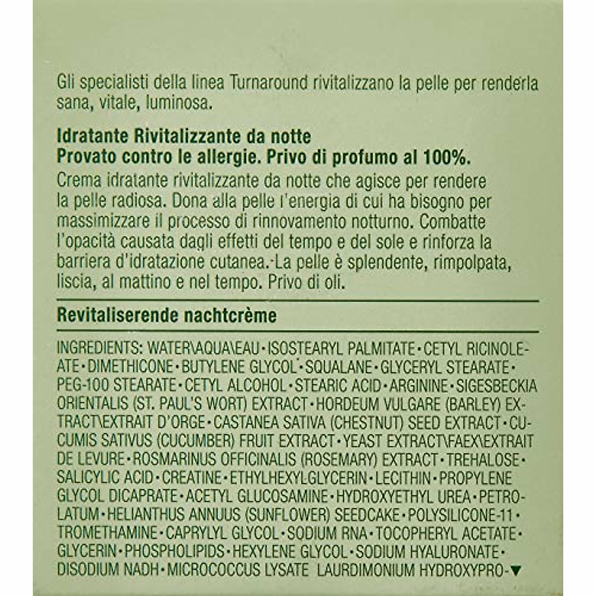 Clinique Turnaround Overnight Revitalizing Moisturizer for Women, 1.7 Ounce