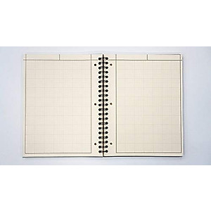 Engineering Paper 200 sheet - Spiral Notebook (Grey Cover)
