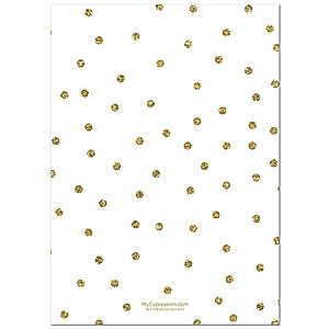 MyExpression.com 24 Cnt Love Song Match Bridal Game Cards (Faux Gold Glitter on White)