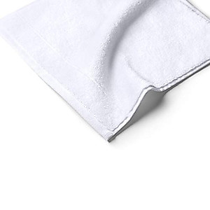 Brooklinen Towel, Luxury Cotton Super Plush Spa Washcloths in White - Set of 2