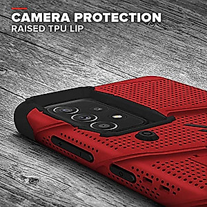 ZIZO BOLT Series Galaxy A52 5G Case Red & Black