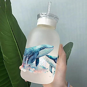 ZOHIKO Protect The Sea Iron On Transfer Patches, Marine Animals UV DTF Transfers Stickers, DIY Cup Wrap Turtle Dolphin Printed Rub on Transfers Stickers for Water Bottle Coffee Mug