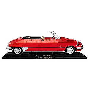 COBI Cars 1:12 Scale 1962 Citroën DS 19 Decapotable Executive Edition, Red