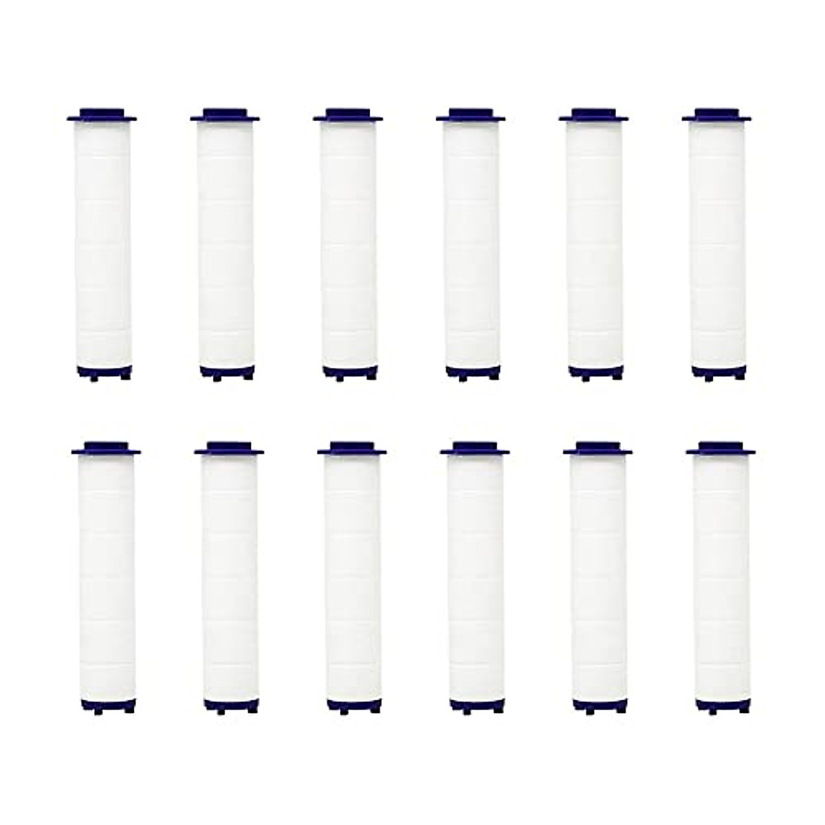 ANTOWER Handheld Turbo Fan hydro jet High Pressure vortex Shower Head Filter set of 12