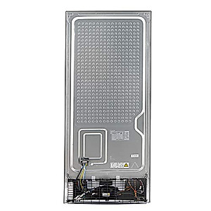 RecPro RV Refrigerator Stainless Steel | 16 Cubic Feet | 12-Volt | French Style Doors | Low Wattage