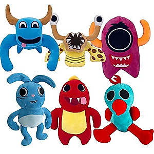 Sokmrus 6PCS Garden of Plush,10 inches Garden of Jumbo Josh Plushies Toys,Soft Stuffed Animal Figure Doll for Adult and Kids