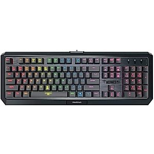 GAMDIAS Hermes P3 RGB Gaming Keyboard Low Profile Mechanical Switch with blue switch, N-key rollover (Hermes P3)