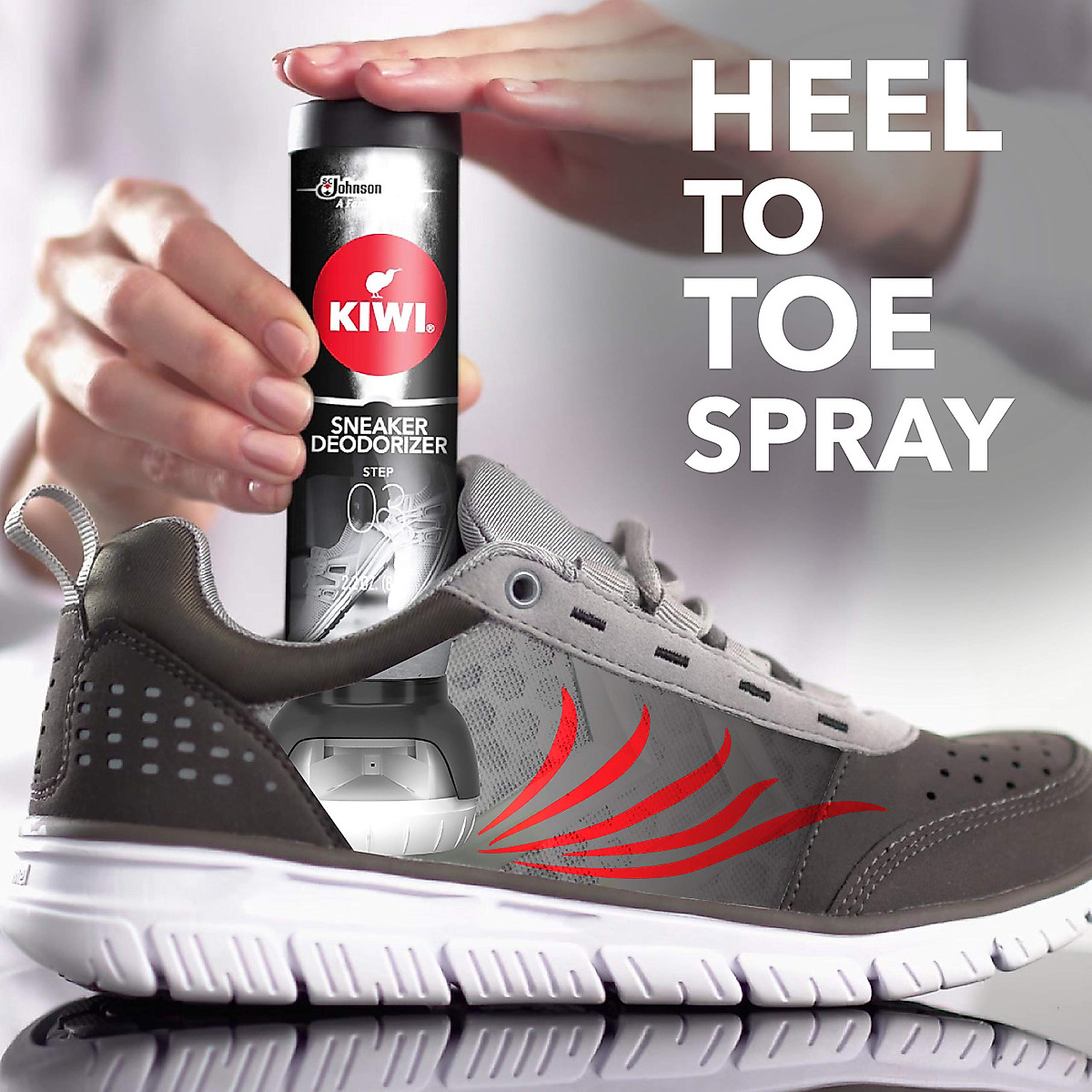 KIWI Sneaker Deodorizer, Black, 2.2 Ounce (Pack of 3)