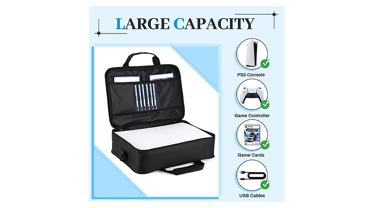 PS5 Travel Case - Secure & Convenient Carrying Solution