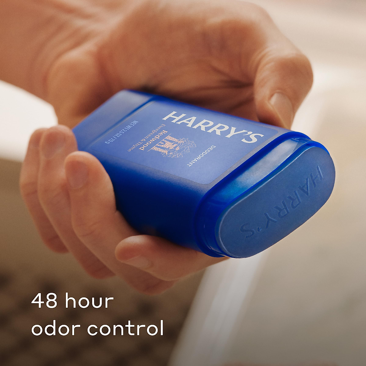 Harry's Aluminum Free Deodorant for Men - Odor Control, Redwood Scent, 2.5 Oz, 3-Pack, Men Deodorant Aluminum Free