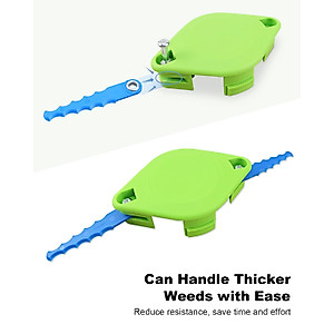 ULXIOM Polycarbonate Bladed Trimmer Head Fits for Greenworks 21302 21332 21342 20V 24V 40V String Edger, with 6 Quickload Blades and 4 Screw