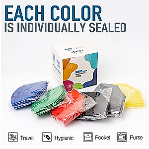 SeekSeed Kids KN95 Face Masks 30 Pcs Kid Face Mask 5 - Ply Breathable Disposable Masks Childrens Comfortable Dust Cup Dust Mask Elastic Ear Loops with Nose Bridge for Girls Boys (3199061)