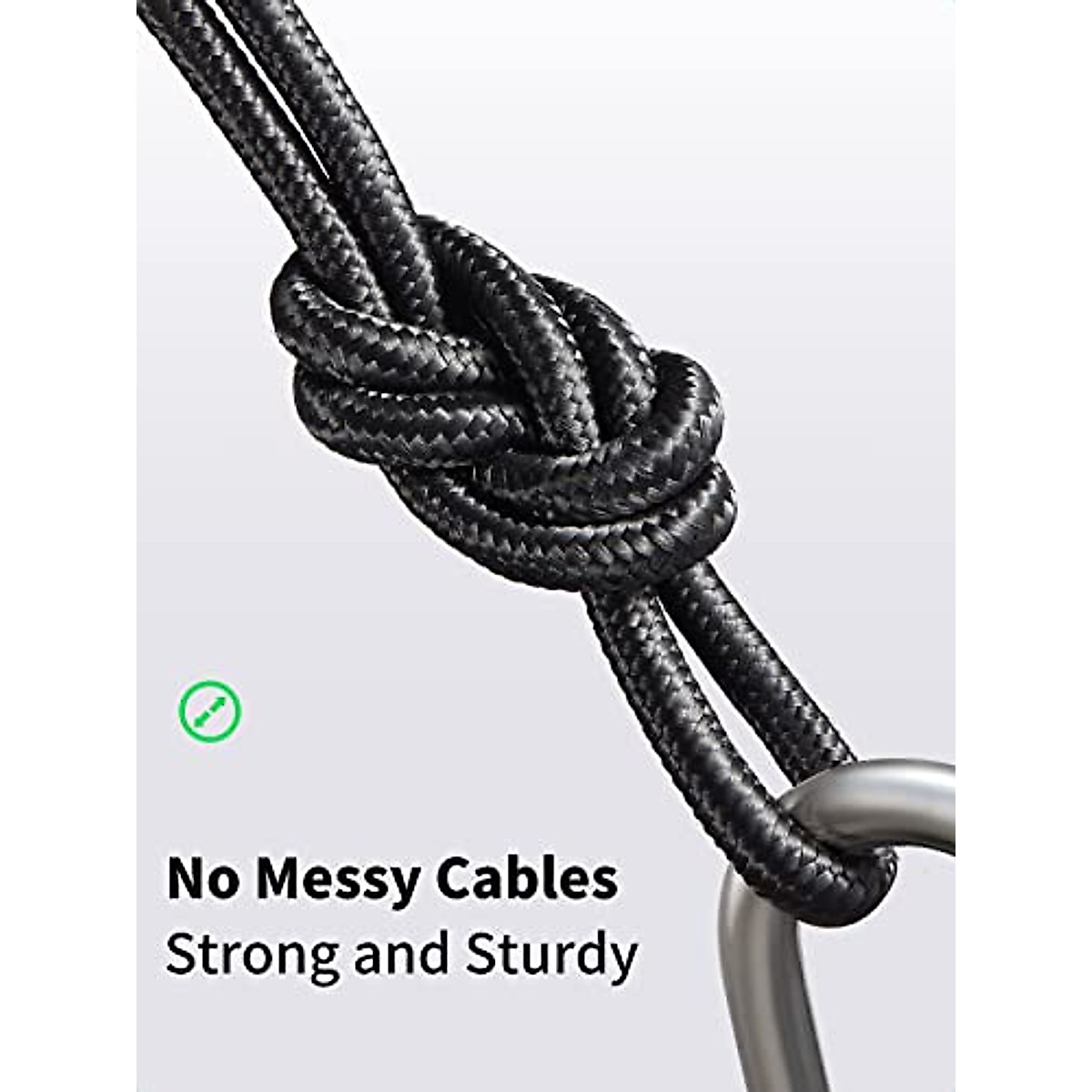 UGREEN USB C Cable 3.0 Fast Charging, 5Gbps Fast Data Transfer USB A to USB C Cable, Nylon Braided Type C Charger Compatible with Galaxy S10/S10+, LG V60/V50/G8, iPad Mini 6, PS5, Switch etc. 3.3FT