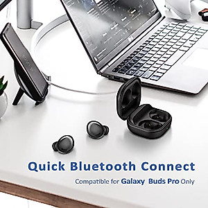 Charging Case Compatible for Samsung Galaxy Buds Pro SM-R190 Only, Wireless Charger Case Replacement Case, Cradle with Bluetooth Pairing, 700 mAh Battery,USB C Cable, LED Indicator