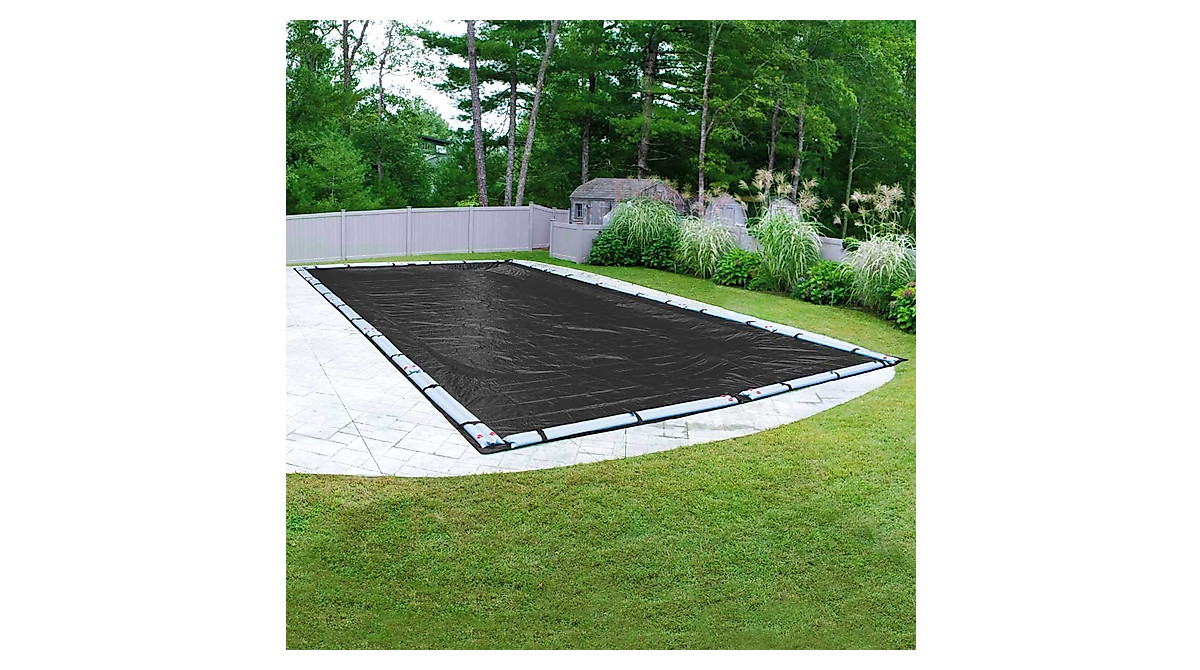 Shop Pool Mate 16x32 ft Black Mesh Pool Cover