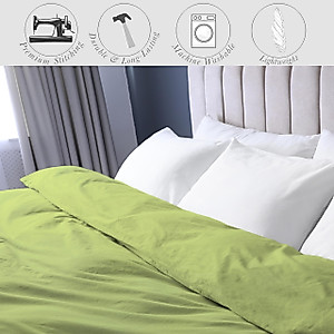 Sacred Thread Polyester and Rayon Duvet Cover - 1 Piece Set - Luxuriously Soft and Elegant - Zipper Closure - Vibrant, Fade Resistant Colors