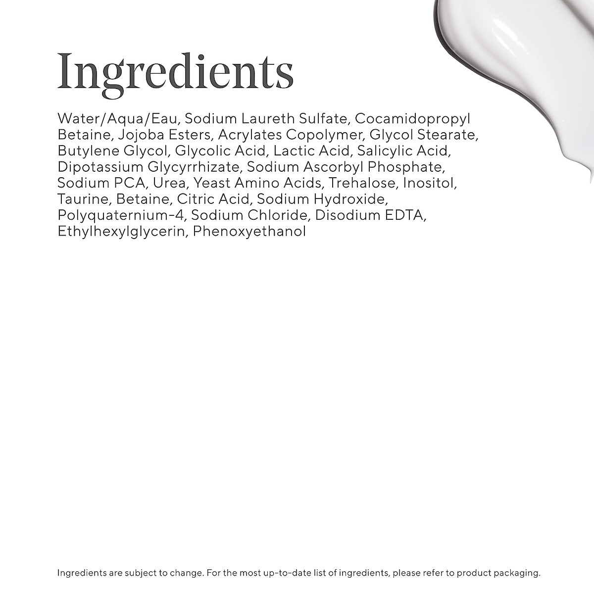 Murad AHA/BHA Exfoliating Cleanser - Hydration Exfoliating & Moisturizing Salicylic, Lactic and Glycolic Acid Face Wash - Creamy Skin Smoothing Treatment Backed by Science, Travel size, 2 Fl Oz