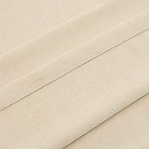 AMPHIWELL Ivory Velvet Curtains 102 Inches Long Room Darkening Curtains for Living Room Thermal Insulated Curtains Grommet Window Curtains for Bedroom Curtains 2 Panel Sets 52" W x 102" L