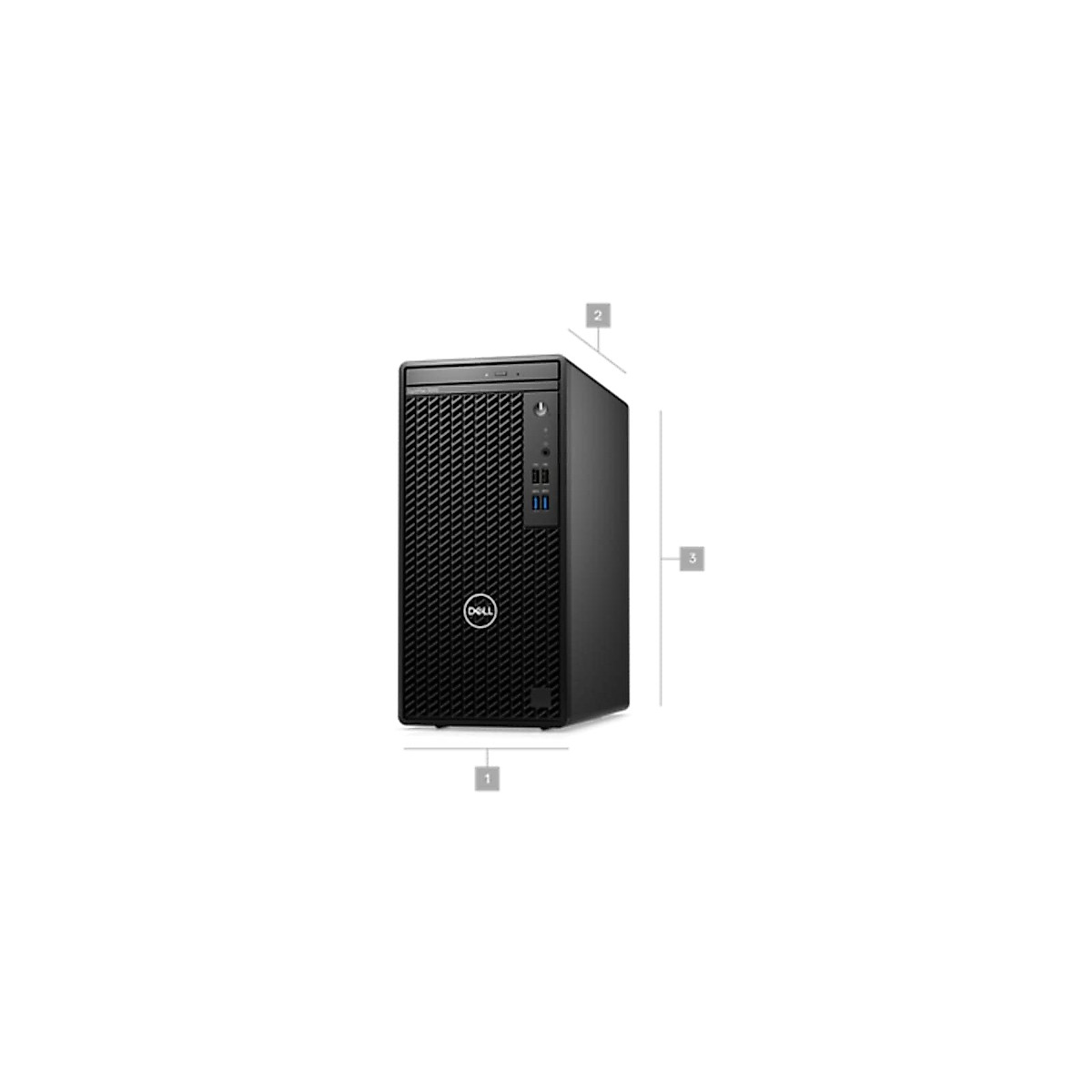 Dell Optiplex 3000 3000 MT Mini Tower Desktop (2022) | Core i5-512GB SSD + 1TB HDD - 16GB RAM | 6 Cores @ 4.6 GHz Win 11 Pro (Renewed)