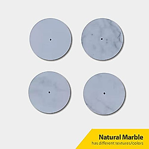 Hand Towel Holder Stand with Heavy Marble Base, T-Shape Towel Rack, Free-Standing for Bathroom Vanity Countertop, 304 Stainless Steel (Brushed Silver)