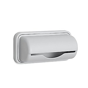 Honrane Grocery Bag Holder Plastic Grocery Pouch Storage Holder with Traceless Glue Keep Clean Smooth Extraction Grey