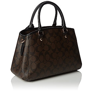 Coach Margo Carryall and Crossbody handbag (Brown Black)