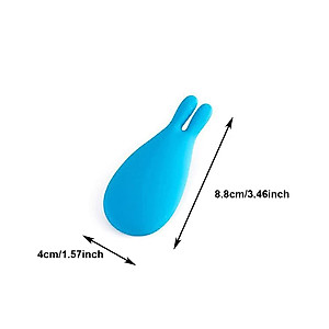 5Pcs Cute Rabbit Shape Silicone Tea Bag Holder Tea Accessories for Cup Mug Candy Colors Gift