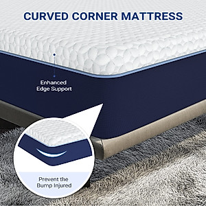 VXZ Twin XL Mattress, 6 Inch Gel Memory Foam Mattress in a Box, CertiPUR-US Certified Mattress, Pressure Relief &Motion Isolation, Supportive Medium-Firm Foam Mattress, Made in USA