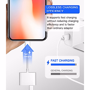 Apple Certified Lightning Male to USB Female Adapter OTG and Charger Cable for iPhone 11 12 Mini max pro xs xr x se 7 8plus Ipad air A Camera Memory Stick Flash Drive Cord Converter Charging Splitter