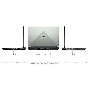 Dell G15 15.6" 120Hz 1920x1080 Gaming Laptop (2023 Newest) | Intel 14-Core i7-12700H | NVIDIA RTX 3060 | Backlit Key | WiFi6 | Thunderbolt 4 | HDMI2.1 | 16GB DDR5 1TB SSD | Spector Green | Win10 Home