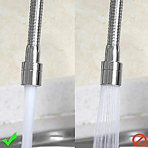 5 Pack 1.5 GPM Regular Size Water-Saving Sink Faucet Aerator Insert Replacements, Flow Restrictor Sink Faucet Aerators Replacement Parts for Bathroom or Kitchen by NIDAYE