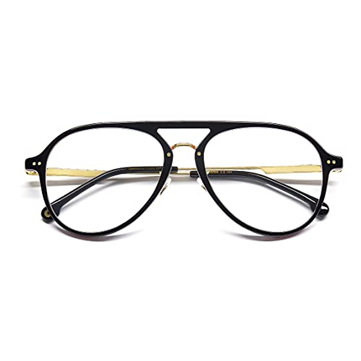 Carrera 1118/G Aviator Prescription Eyewear Frames, Black Red, 55mm, 17mm