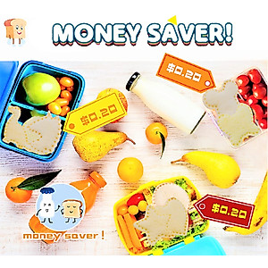 Sandwich Cutter for Kids, BANIC 26pcs Sandwich Cutter and Sealer Set, Uncrustables Maker,Crustless Sandwich Cutter Shapes for Girls Boys, Lunch & Bento Box Accessories,Bread Cookie Cutters for kids