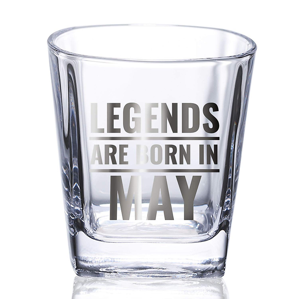 Onebttl Funny Birthday Gifts for Men&Him, Father's Day Gifts for Dad, Dad Gifts from Daughter/Son–Birthday Whiskey Glass for Boyfriend, Best Friends, Coworkers, Husband, Brother, Uncle, Boss - May