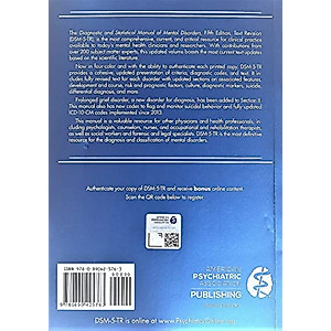 Diagnostic and Statistical Manual of Mental Disorders, Text Revision DSM-5 TR 5ED (Paperback‏)