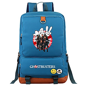 Duuloon Classic Basic Lightweight Backpack Bookbag-Ghostbusters Casual Daypacks Large Laptop Knapsack