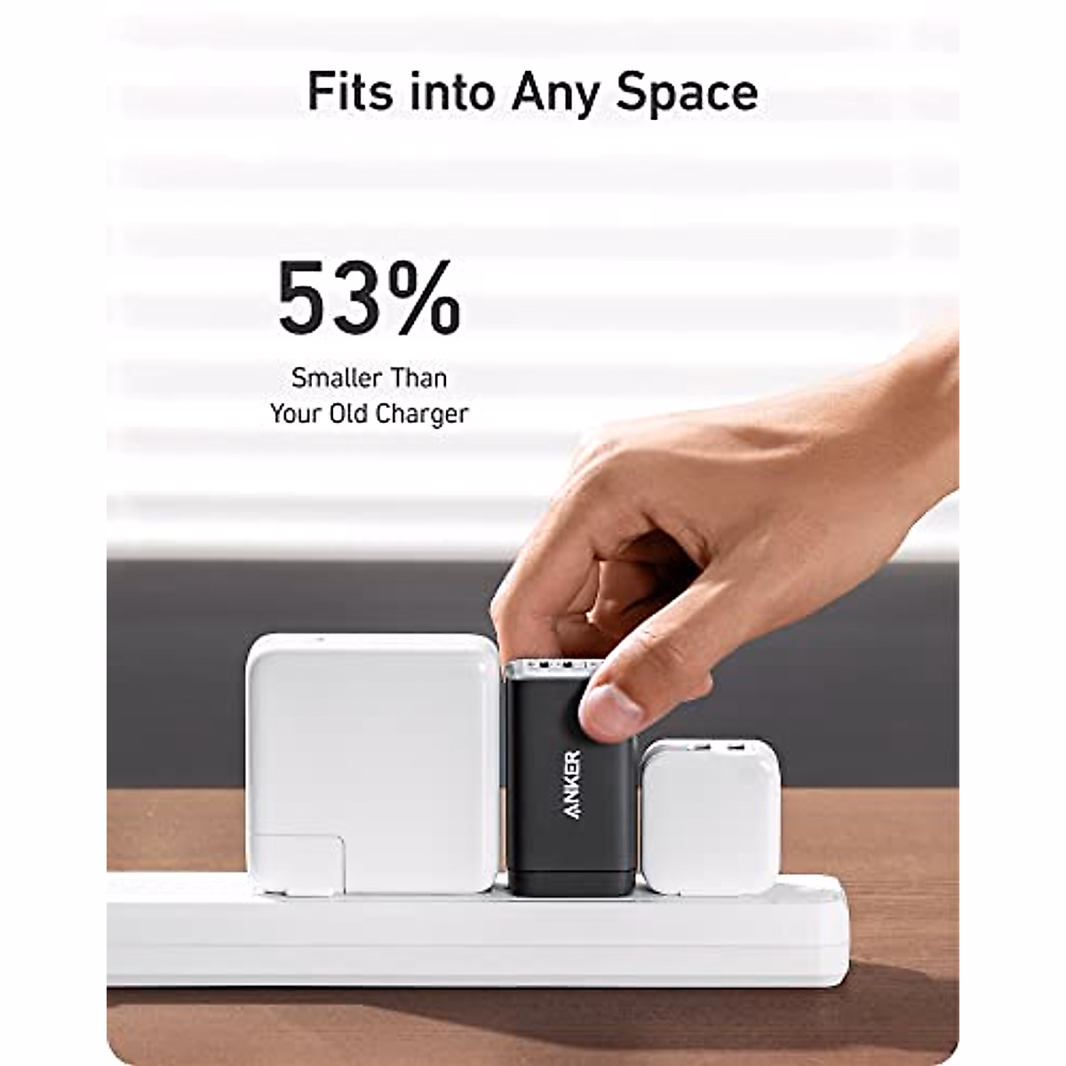 Anker USB C Charger, 735 Charger (Nano II 65W), iPad Charger, PPS 3-Port Fast Compact Foldable for MacBook Pro/Air, iPad Pro, Galaxy S23, Dell XPS 13, Note 20/10+, iPhone 14/Pro, Steam Deck, and More
