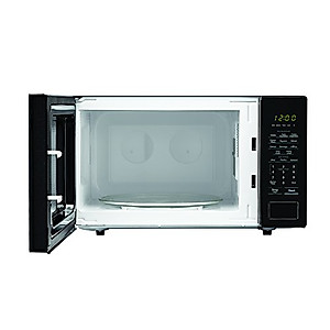 SHARP Black Carousel Cu. Ft. 1000W Countertop Microwave Oven (ISTA 6 Packaging), 1.1 Cubic Foot, 1000 Watts