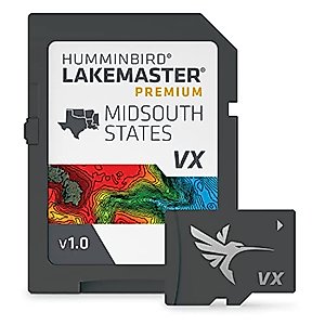 Humminbird 602005-1 LakeMaster Premium - Midsouth States V1