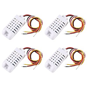 Alinan 4pcs SHT30 Digital Temperature and Humidity Probe Sensor SHT30 Profional Temperature Humidity Censation Probe Sensor I2C Interface with Shell for Iic Digital Signal 0-100 Percent Rh