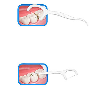 50 Count,Individually Wrapped Micro Dental Floss (100 Pcs)