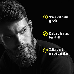 Delta Genesis Beard Flux XL (1 fl oz / 30 ml) | Mustache and Beard Growth Stimulating Oil | Facial Hair Growth Product for Men | Soothing Formulation with Argan, Caffeine, and Jojoba
