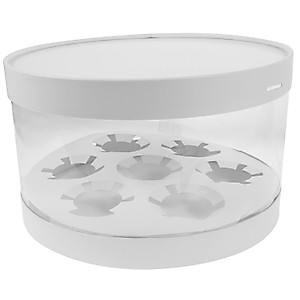 NOLITOY 2pcs Cake Box Muffin Cake Carrier Cupcake Storage Containers Cupcake Travel Container Muffin Cake Containers Cupcake Packaging Boxes Cupcake Transport Container Dessert Carrier