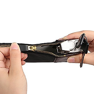 Eagle Locking Security Money Cash Register Bag Bank Deposit Bag With Locks 10.82 X 8.2 X 1.38-Inch, Black