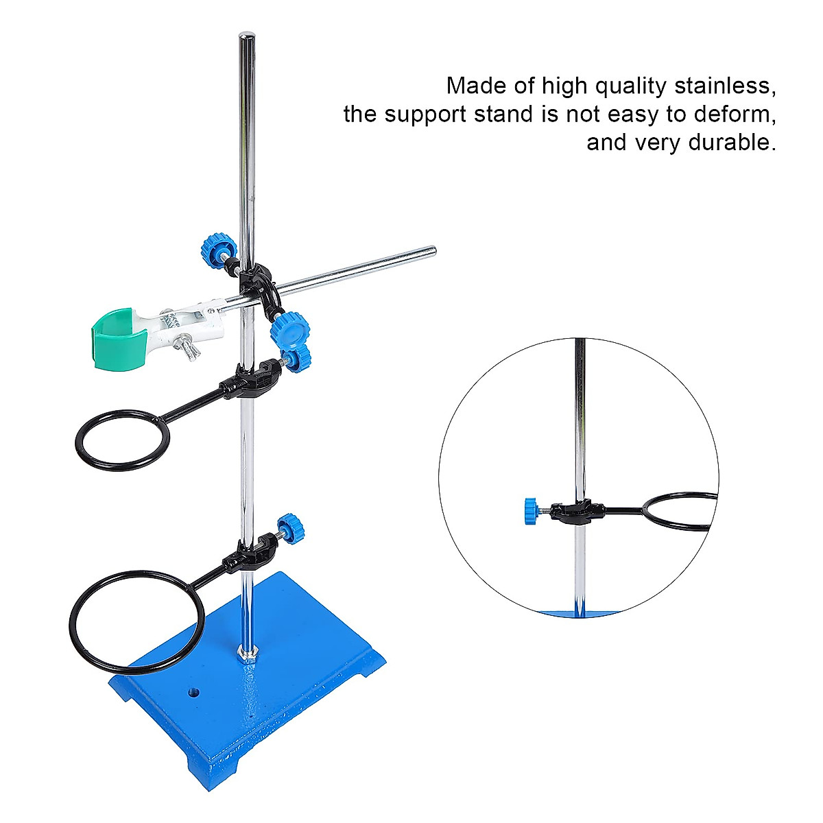 Laboratory Iron Stand, Lab Metal Support Stand High Reliability for Laboratory