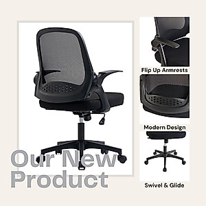 Uneeruiqy Computer Ergonomic Office Chair, Black