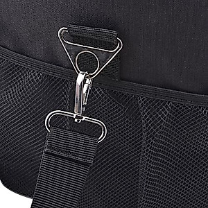 MKPCW Reusable Lunch Bag Insulated cooler Lunch Box Internal leak proof with Adjustable Shoulder Strap for Men Women (Black)